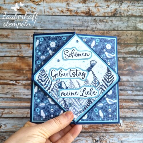 Triple Floating Diamond Card - Zauberhaft stempeln Triple Floating Diamond Card - Zauberhaft stempeln