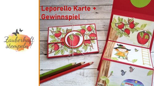 Leporello Karte - Zauberhaft stempeln