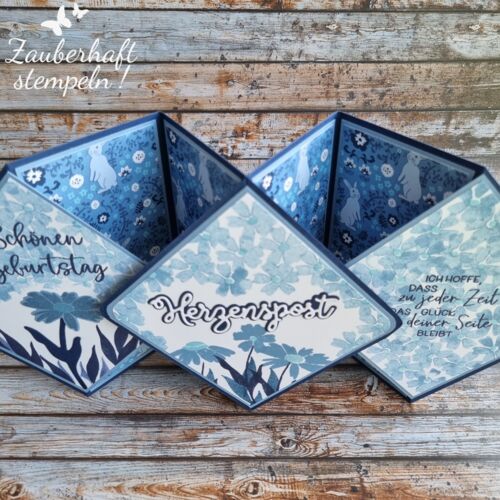 Triple Floating Diamond Card - Zauberhaft stempeln Triple Floating Diamond Card - Zauberhaft stempeln